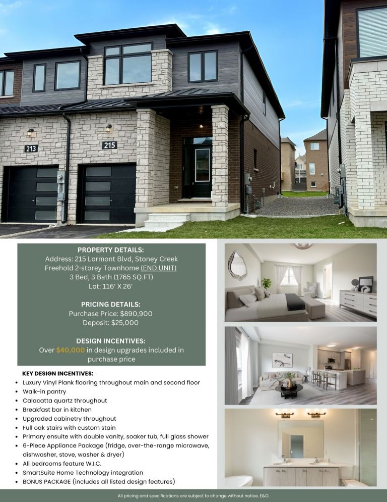 On The Ridge Phase III- PRICING – DeSantis Homes